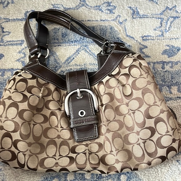 Coach | Bags | Coach Soho Signature Hobo Shoulder Bag | Poshmark